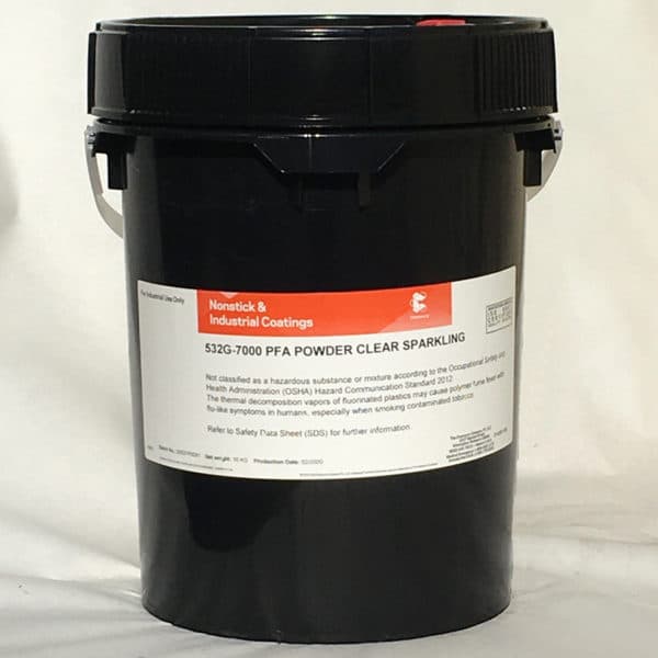 532G-7000 Topcoat PFA powder Sparkling Clear - Tetrachim